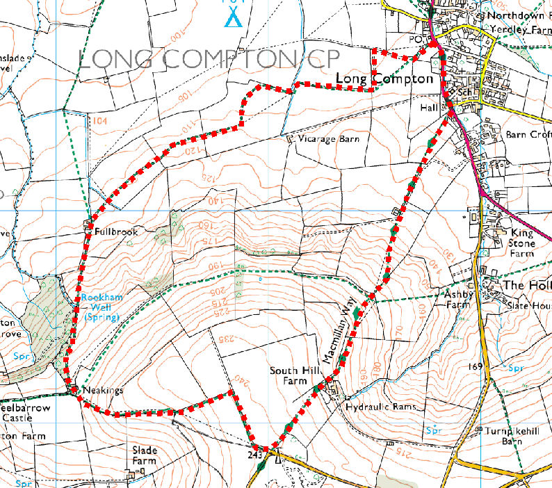 Cotswolds village of Long Compton 4 mile walk. - Andy Collins' Blog ...